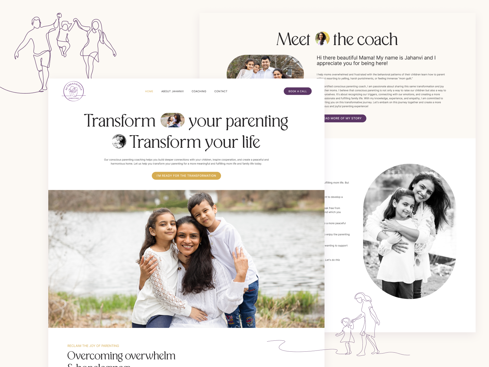 Authentically Parenting Website by Lahiraya Studio on Dribbble