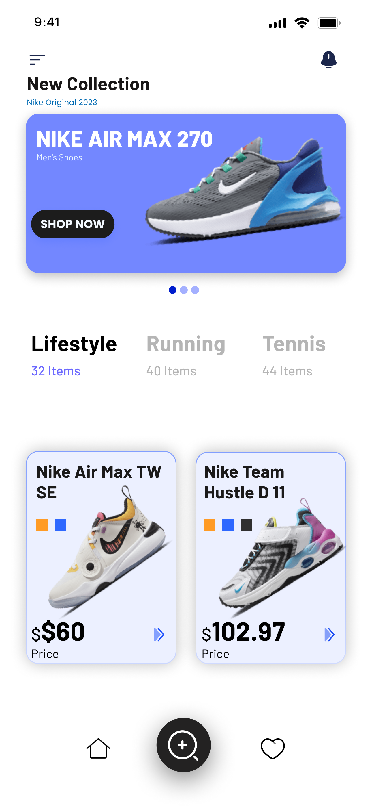 Nike Shoe App UI Design #figma #nikeshoe by Alif H. on Dribbble