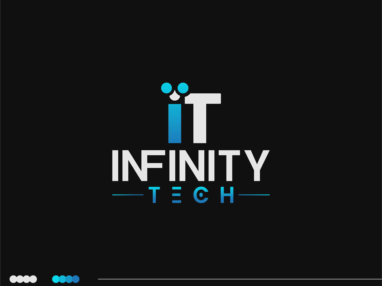 Infinity Tech Logo Design (unused) by Bappi Roy on Dribbble