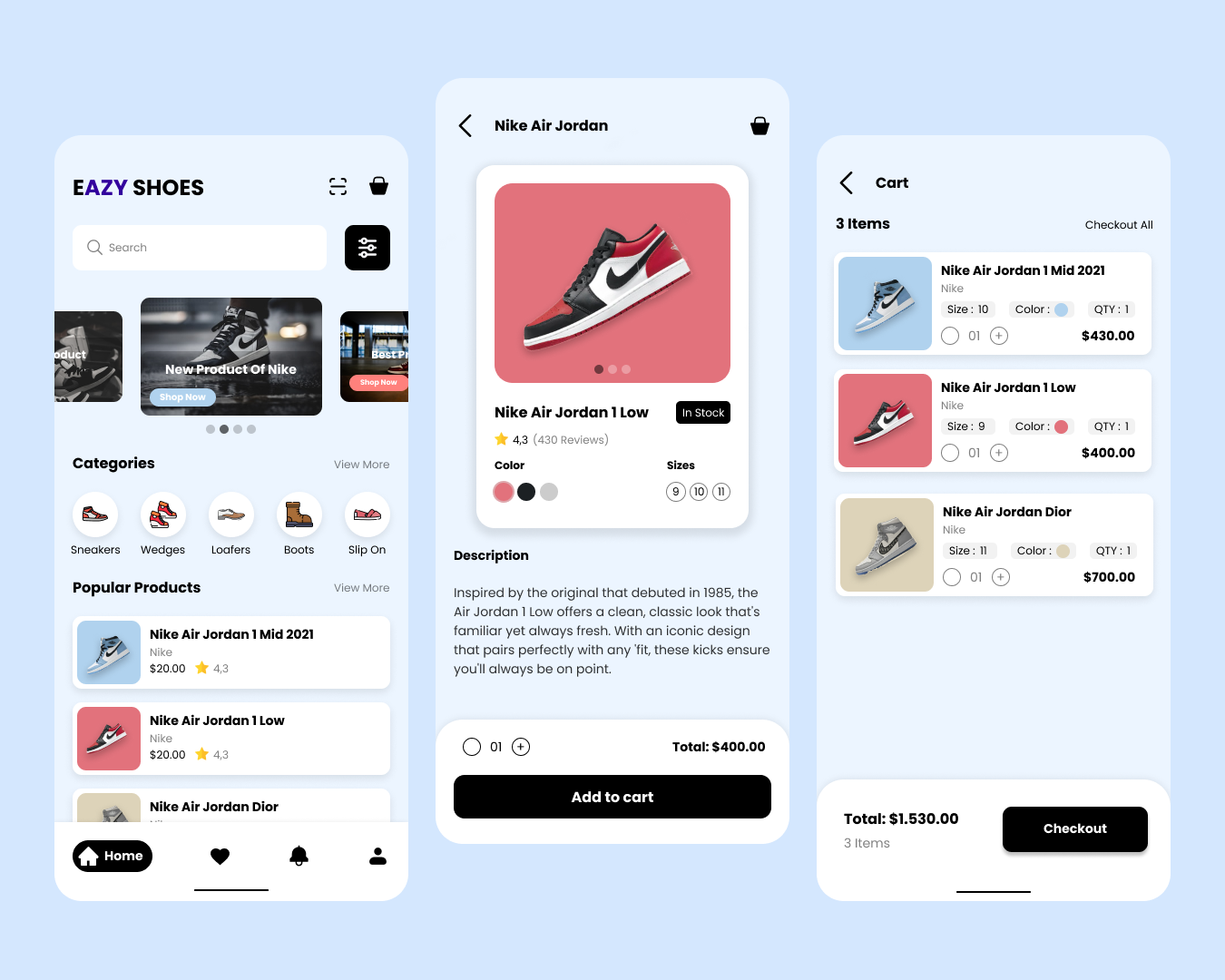 Shoe Store App Design by Wahyu Saputra on Dribbble