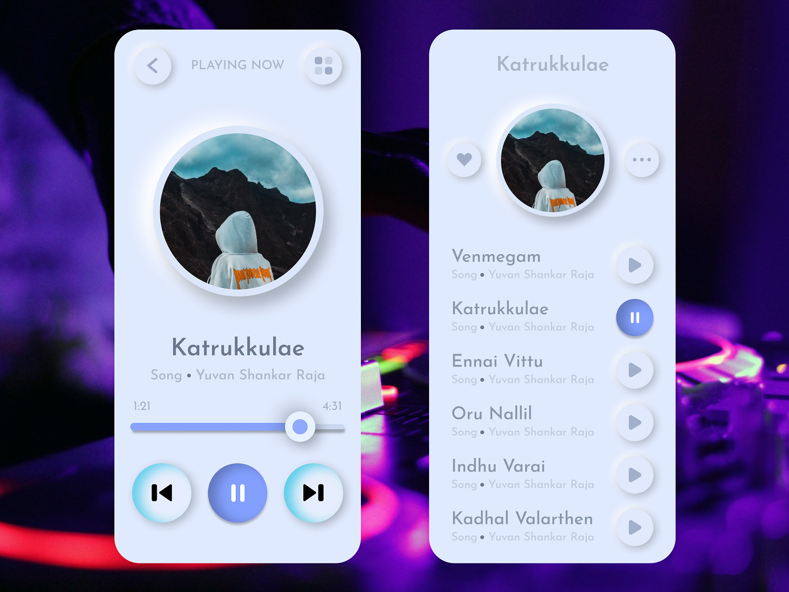 Music Neomorphism Mobile Ui Design By Imran On Dribbble