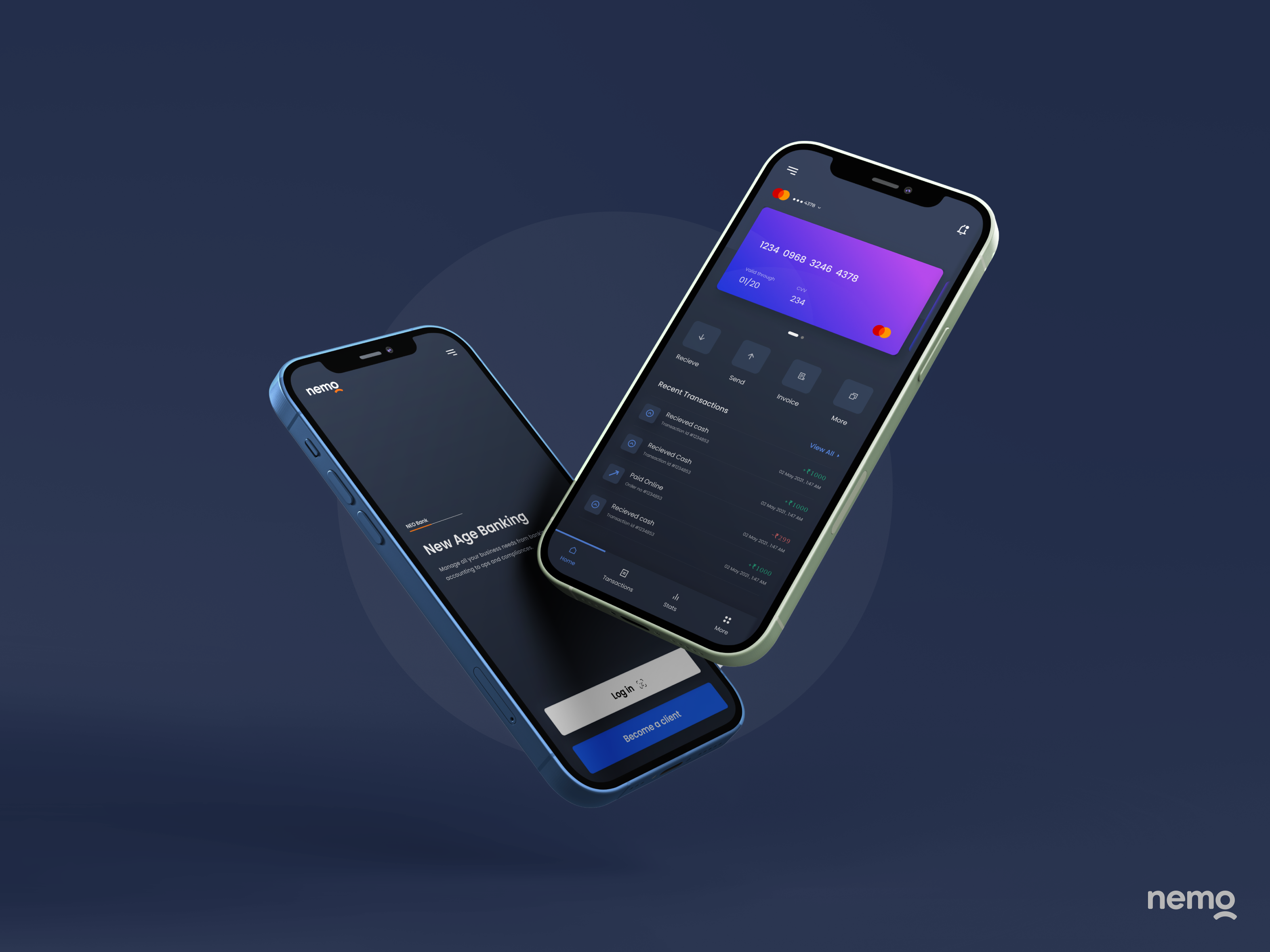 Neo Bank App UI by Pakhi Tiwari on Dribbble