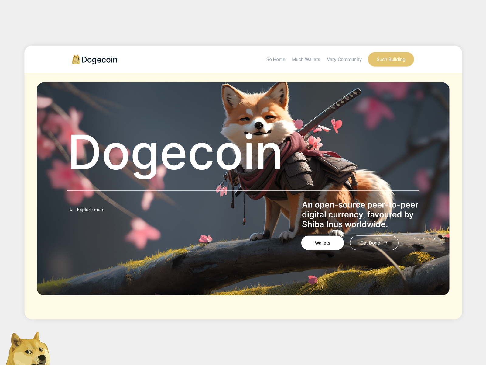 Dogecoin UI UX redesign concept by Decrypt on Dribbble