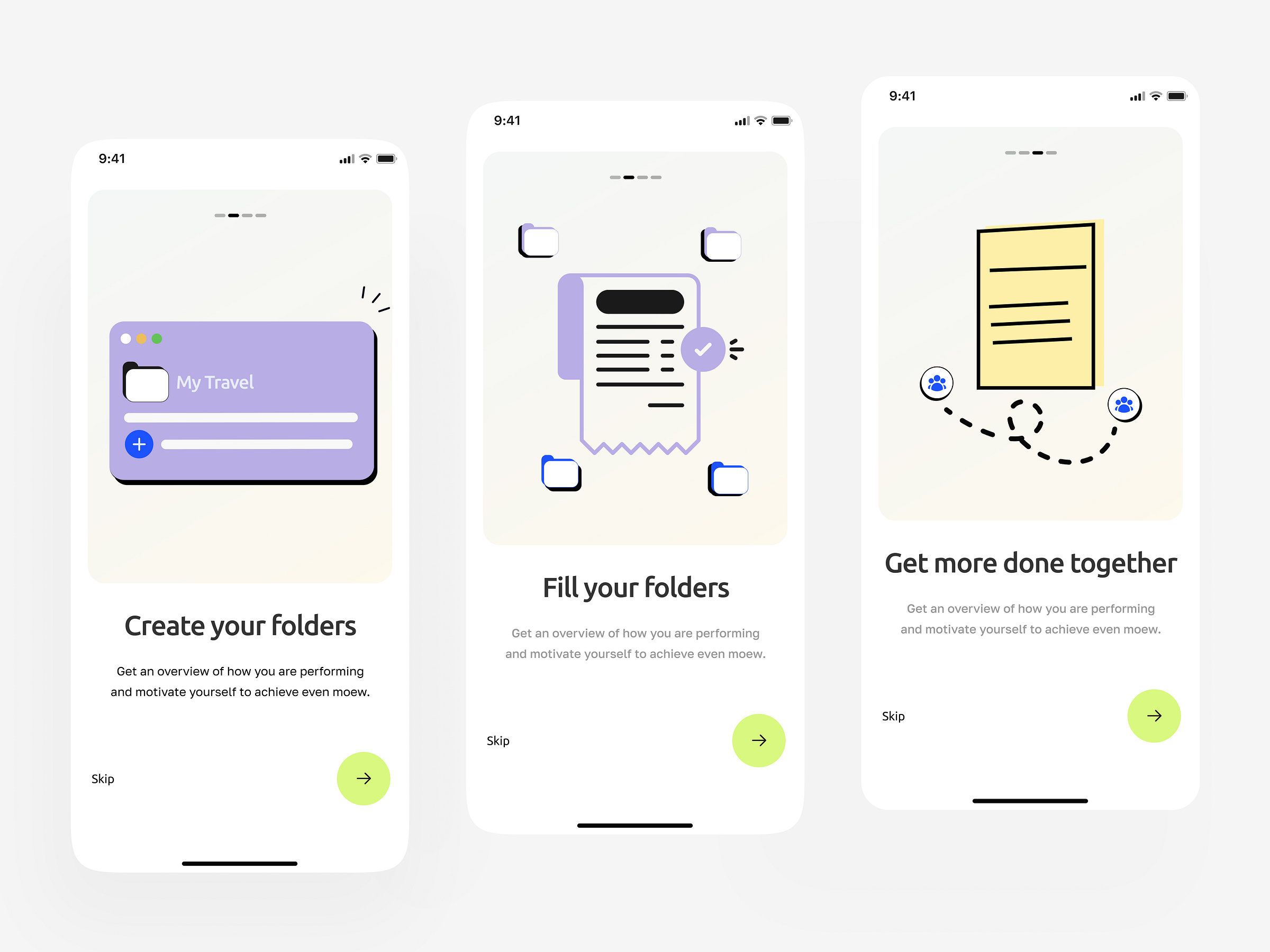 Mobile App Onboarding Screens by Mohammad Fahad on Dribbble