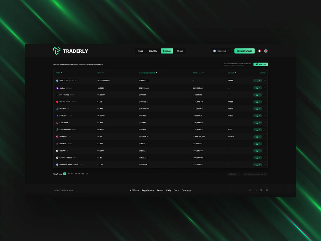 Crypto Wallet & DEX Liquidity Platform UI UX Dashboard Web App by Extej ...
