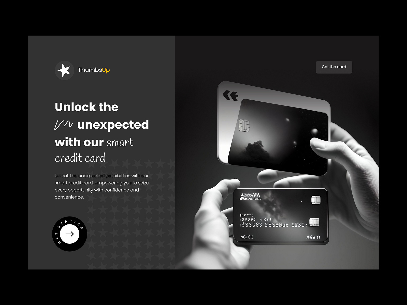 Smart Credit Card | Landing Page by Mahsa Nasiri on Dribbble