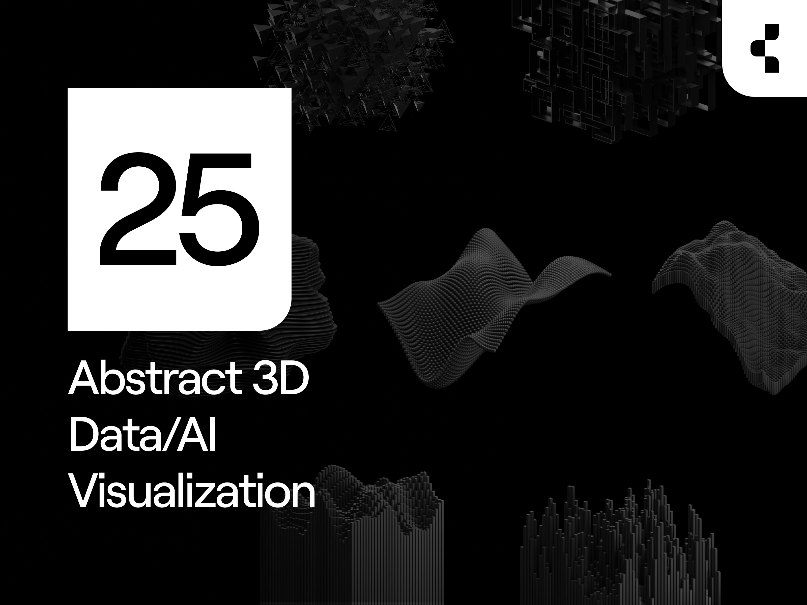 SH dataflux: 25 Free 3D Data/AI Visualization Graphics by strangehelix ...
