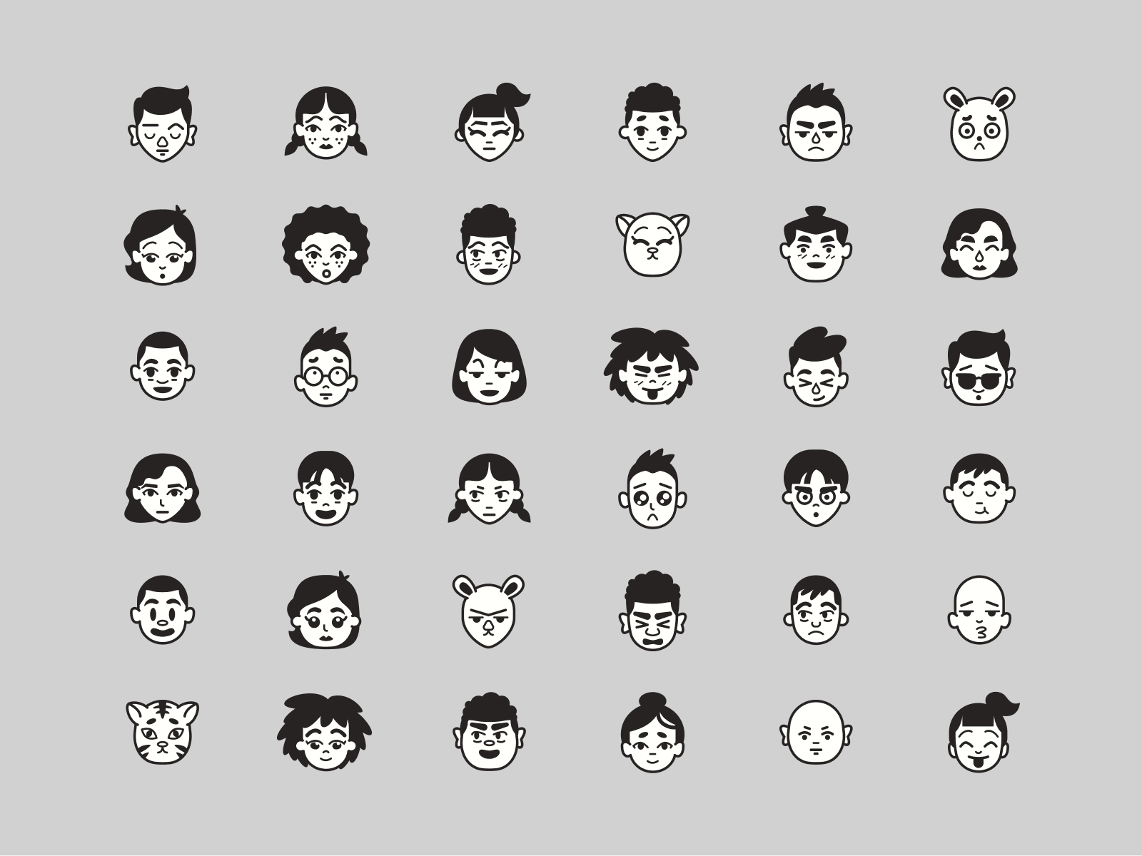 Component based avatar system by Matthew Daniels on Dribbble Component based avatar system by Matthew Daniels on Dribbble