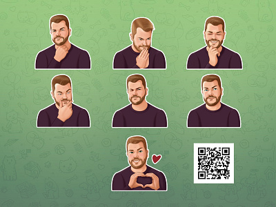 Emoji Stickers for Telegram by Alex Hliv on Dribbble