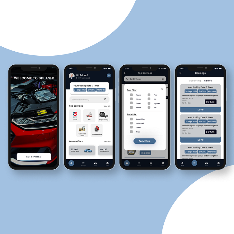 Vehicle Service Store App Design by Nhive Ltd on Dribbble