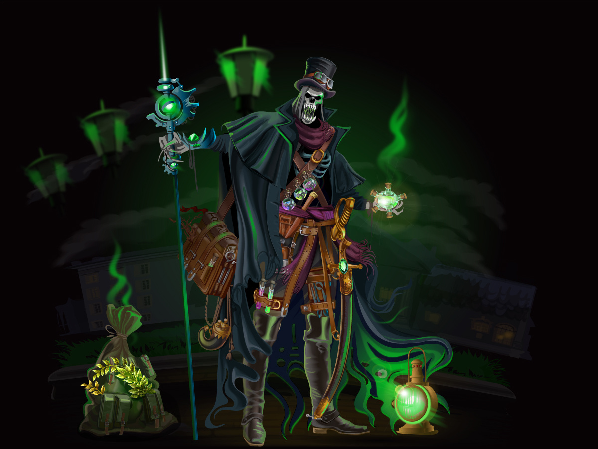Necromancer undead by TATYANA.PROkofieva on Dribbble