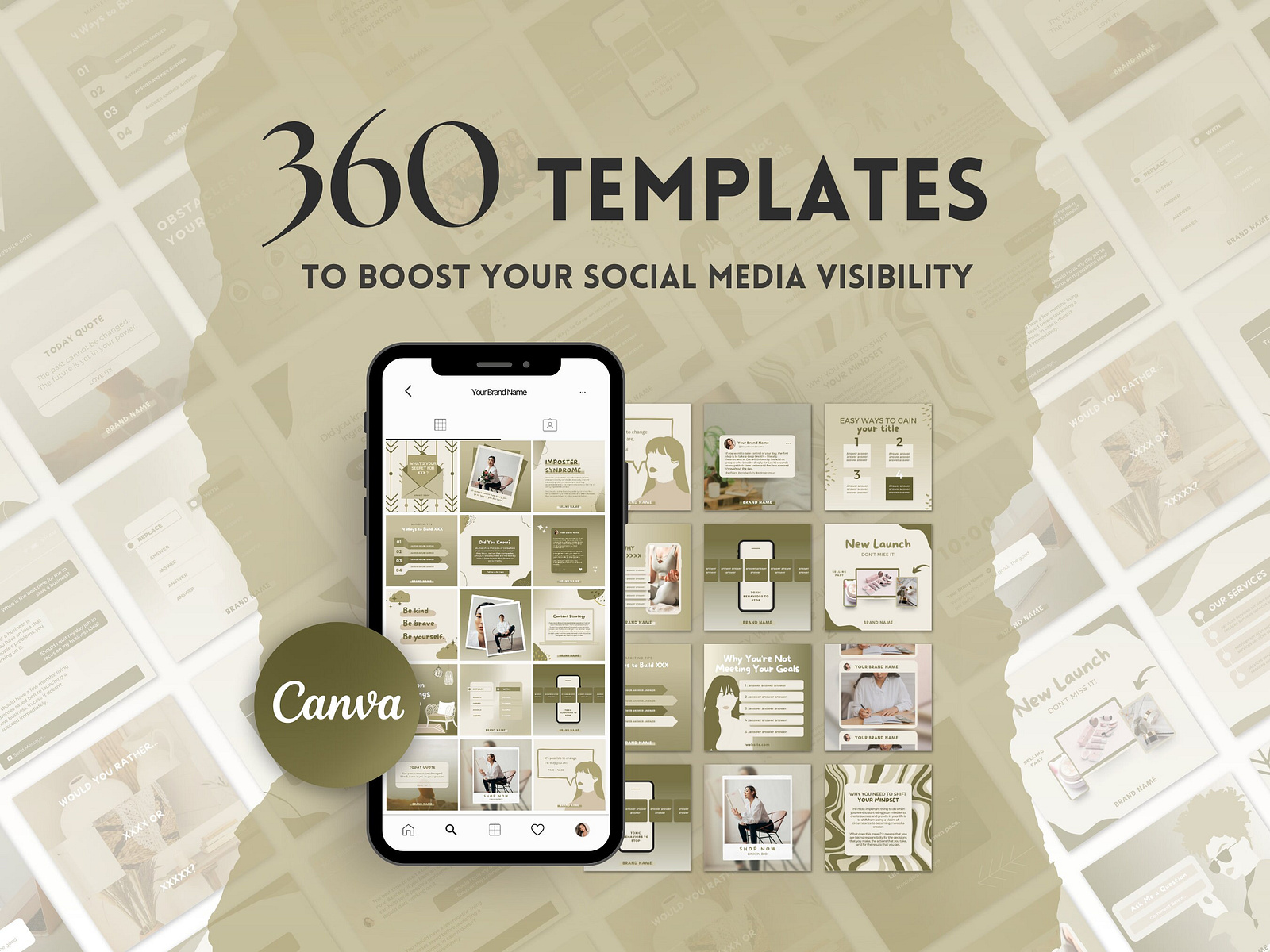 Canva Instagram Templates Social Media Post Templates By Sparkle