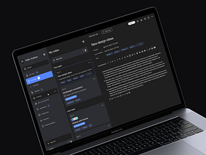 Notepad desktop app by Serhii Yermolenko on Dribbble