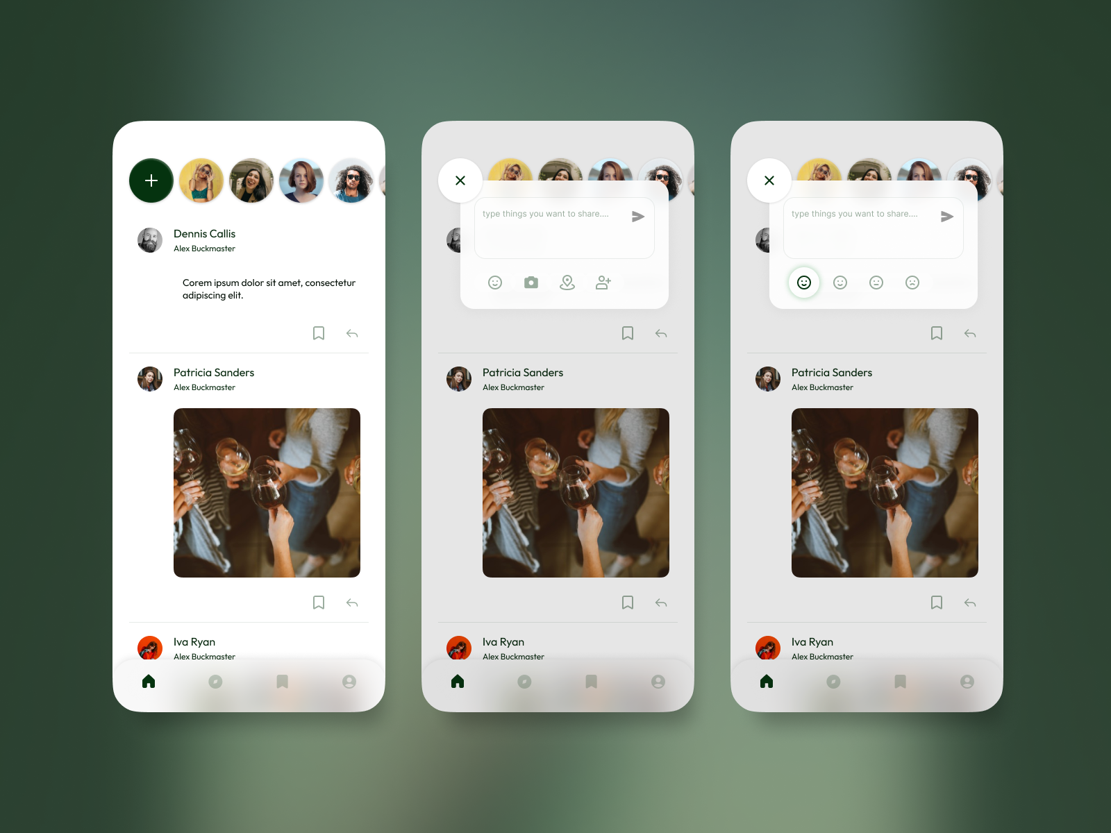 DailyUI_D81_Status Update by Awen on Dribbble
