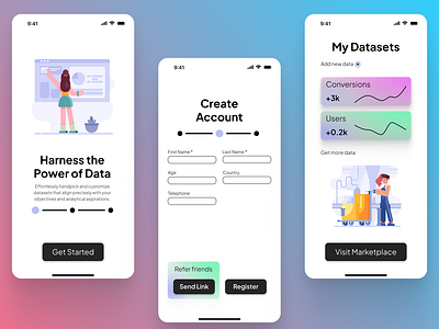 Data UI by Roberto on Dribbble