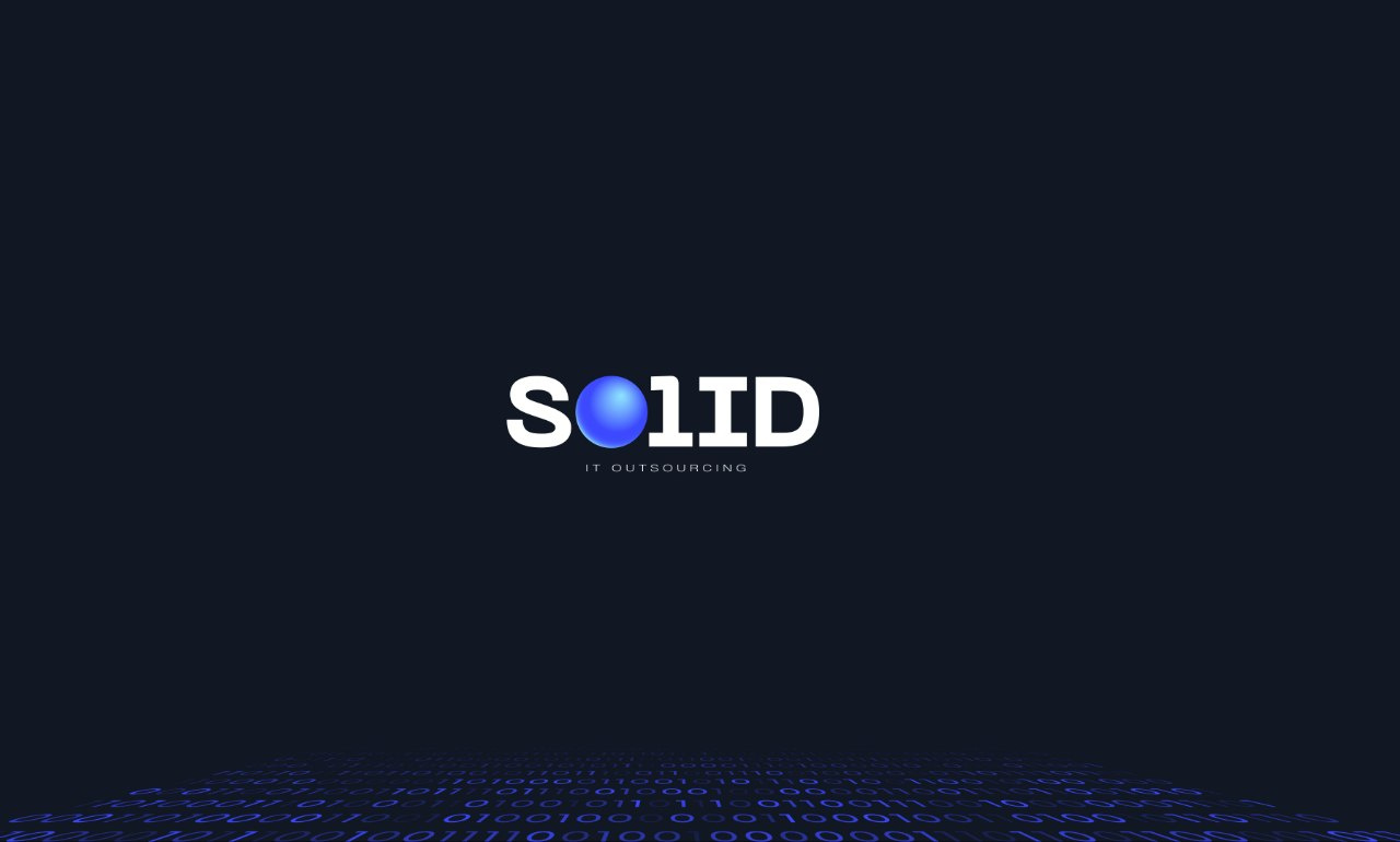 Solid IT company logo - 2022 by Farruxbek Abdullayev on Dribbble