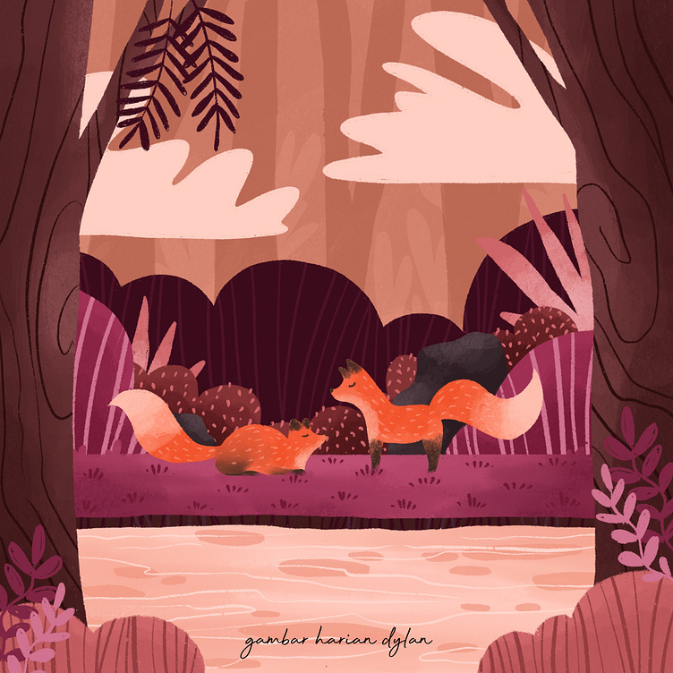 Fox of my life by Dylan Kim on Dribbble