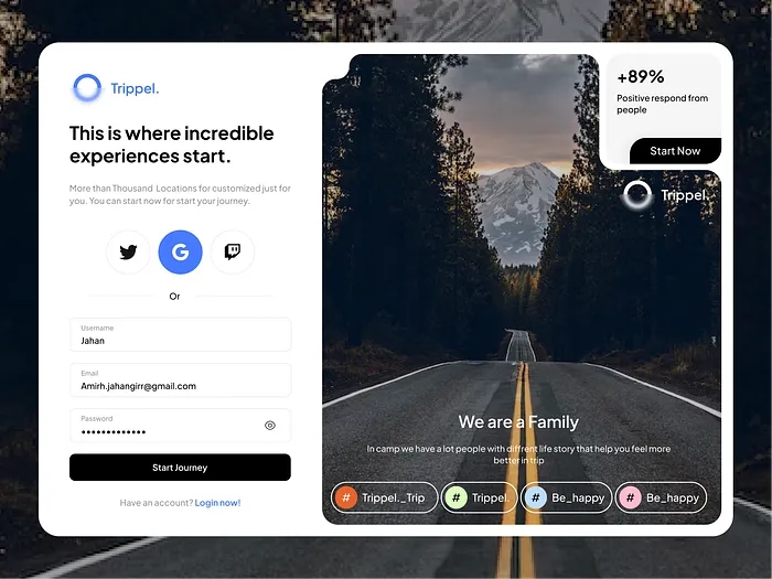 Sign Up Page designs, themes, templates and downloadable graphic ...