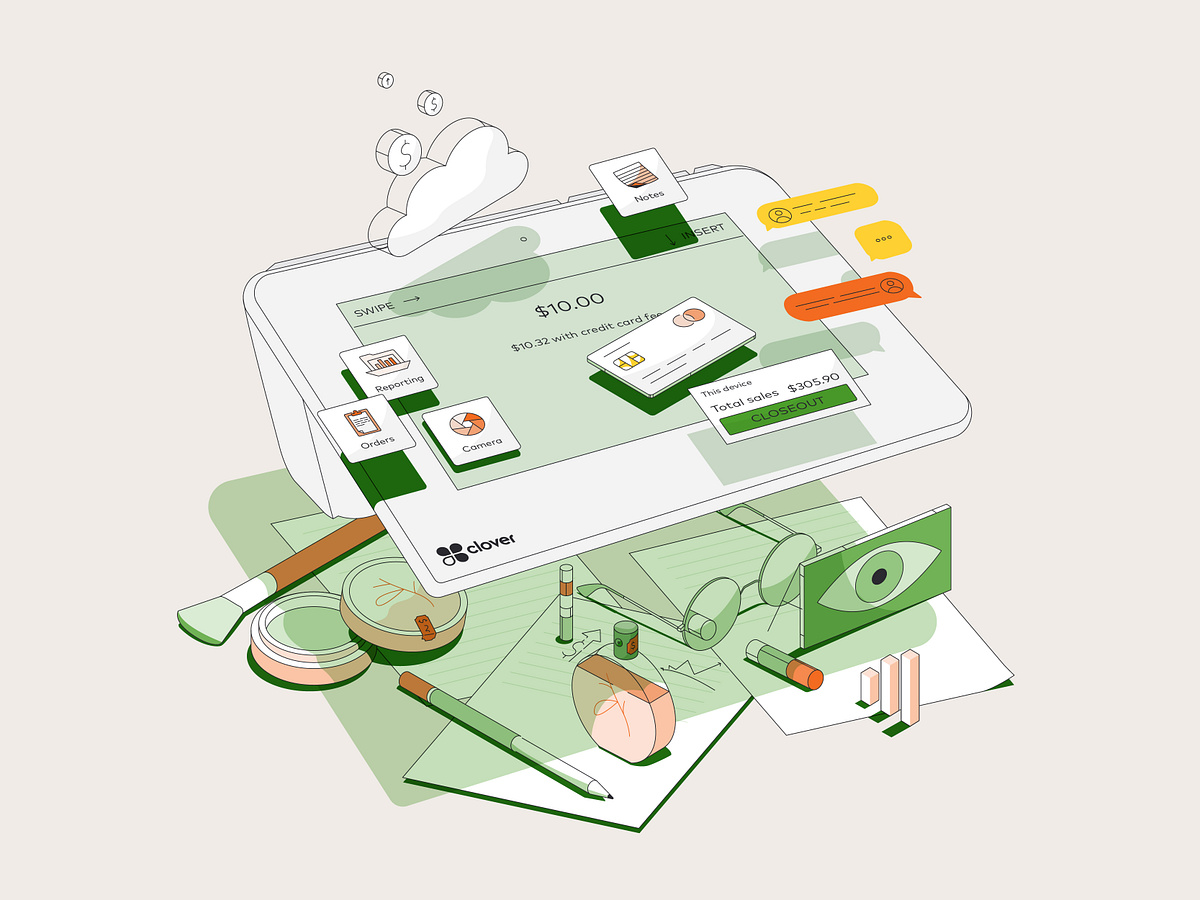 Fiserv - CloverConnect exploration by James Oconnell on Dribbble