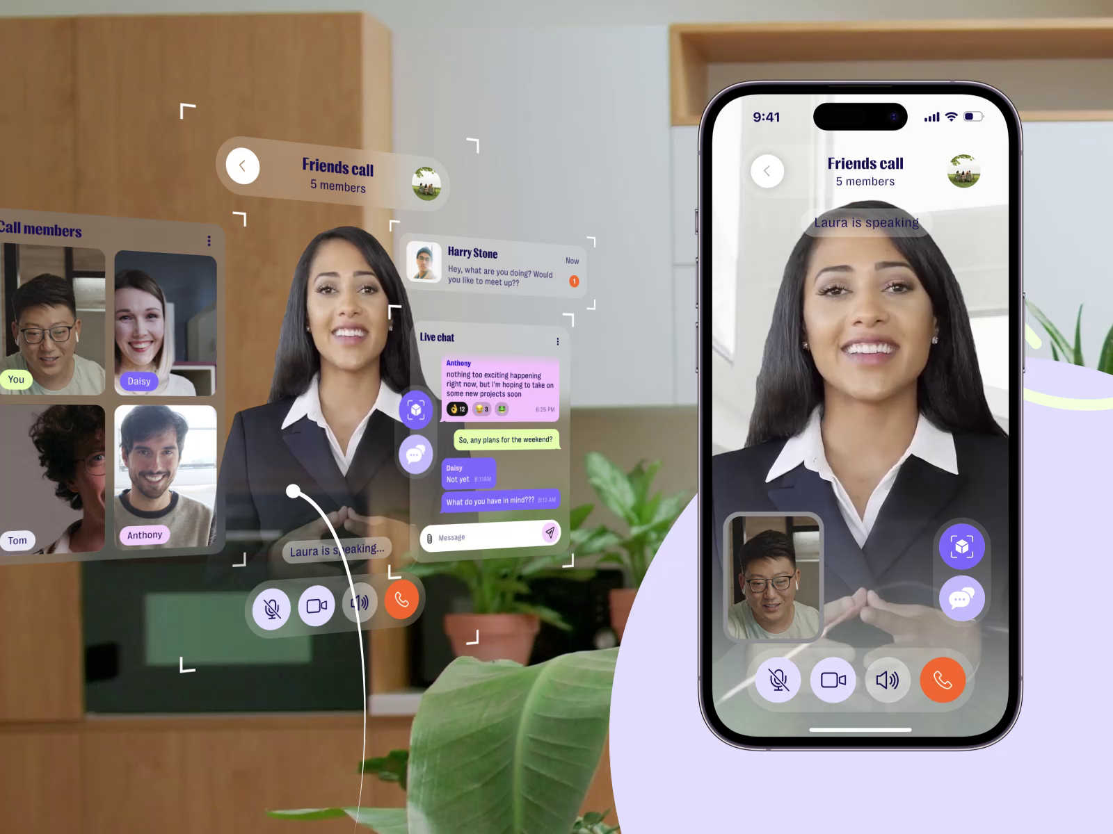 Case Study: AR Social Network App by tubik UX for tubik on Dribbble