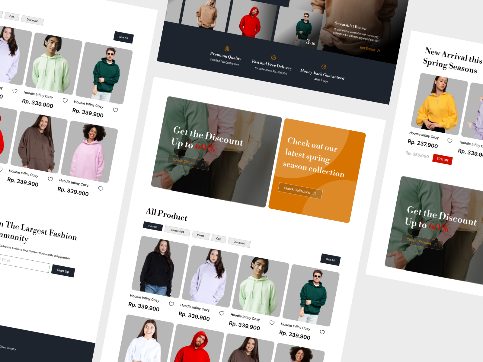 Harmony - Fashion Landing Page by Diana Risky on Dribbble