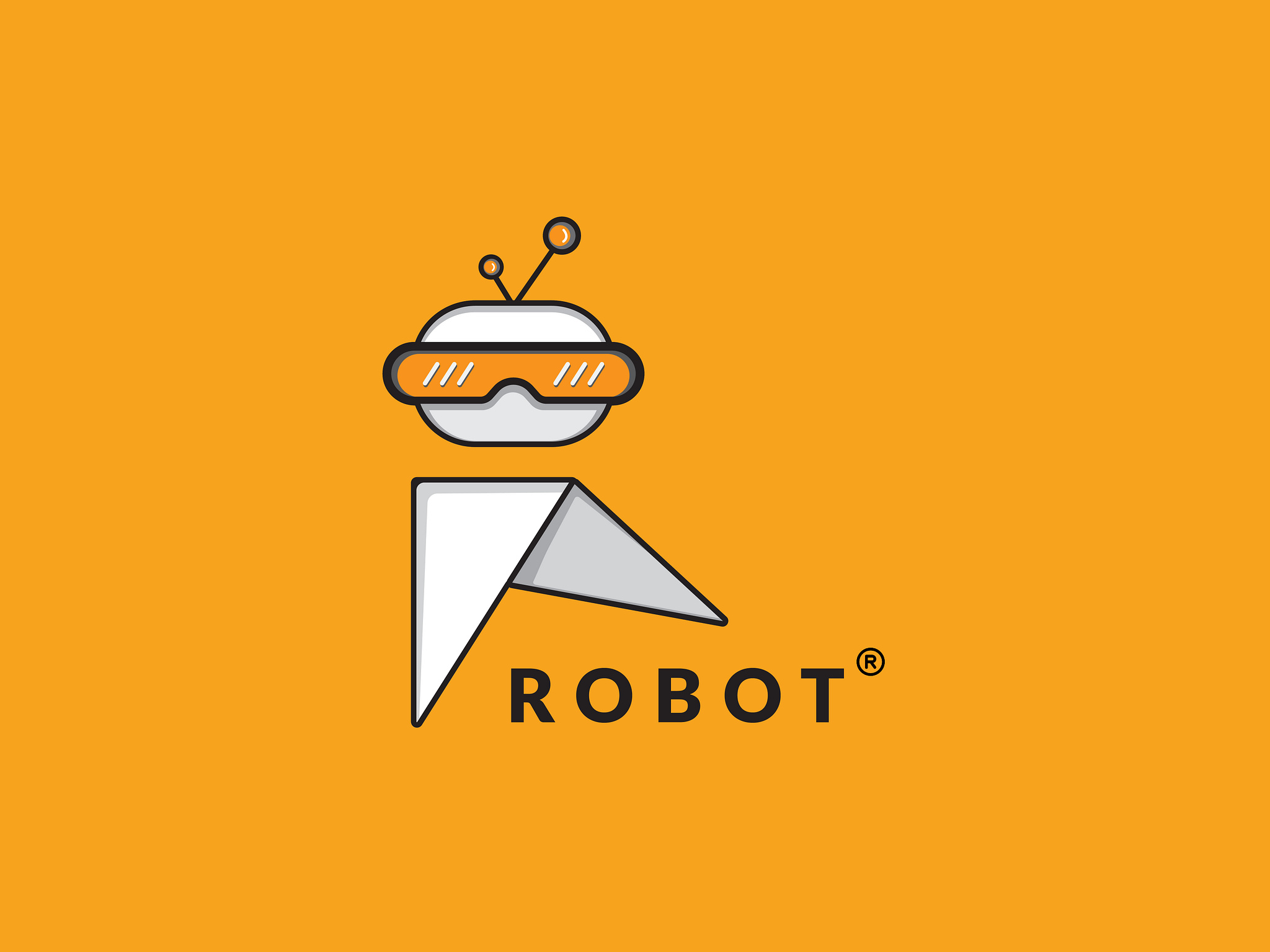 Robot - Logo by Marufa Yasmin on Dribbble