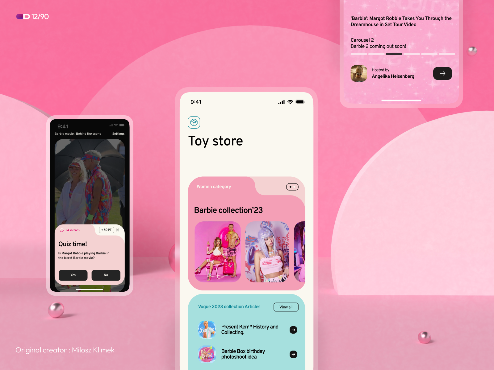 Barbie Toy Store App UI by Anshika Khola on Dribbble