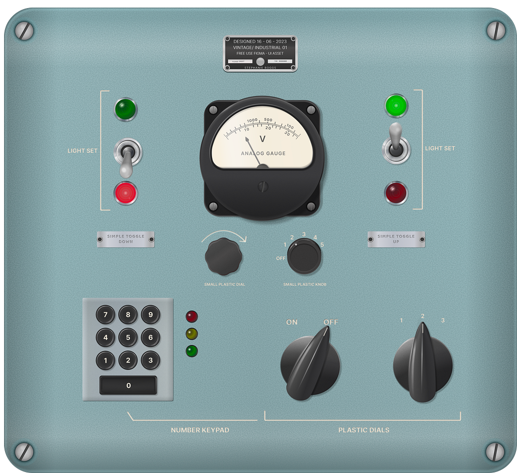Vintage Control Panel by Stephanie Boggs on Dribbble