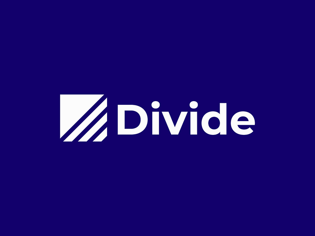 Divide logo by Nayeem Mondol on Dribbble