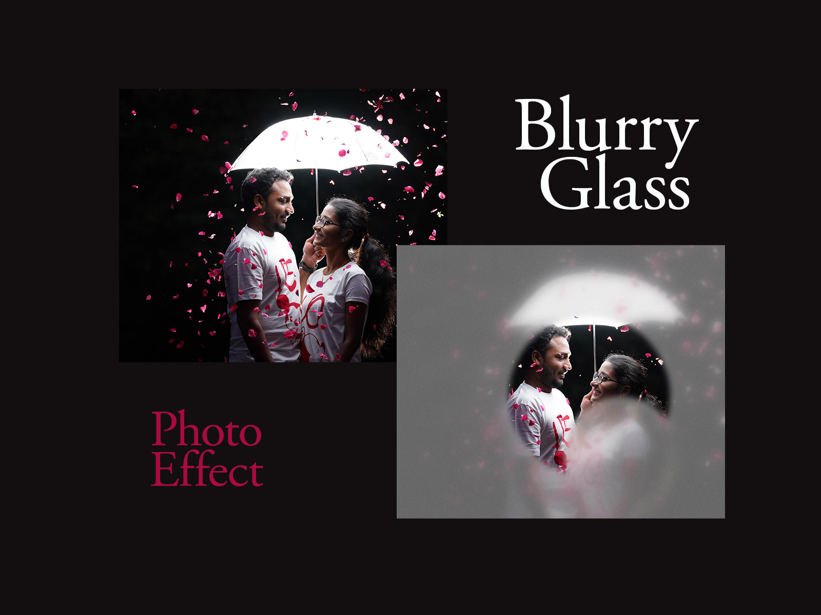 Blurry Glass Photo Effect by Graphicsfuel on Dribbble