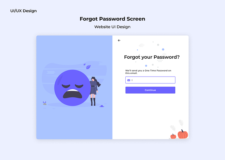 Forgot Password Ui Design By Vinay Kumar On Dribbble