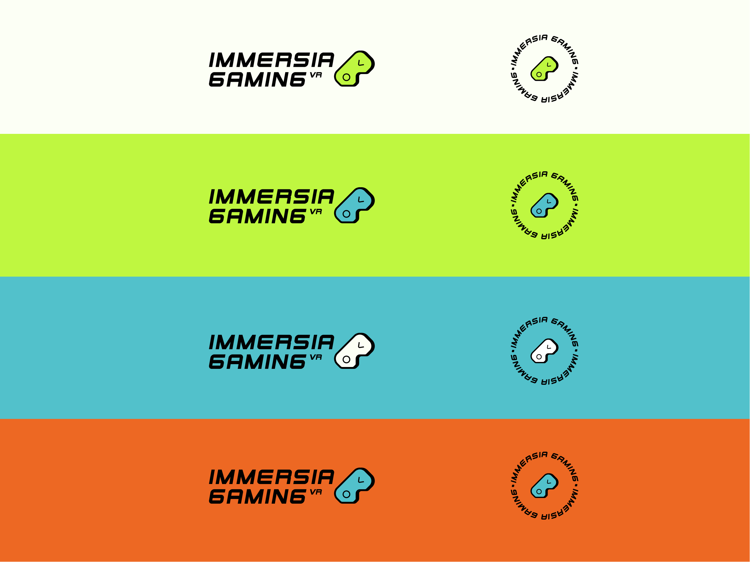 Immersia VR Gaming Brand Identity Design by Ofspace Branding for ...