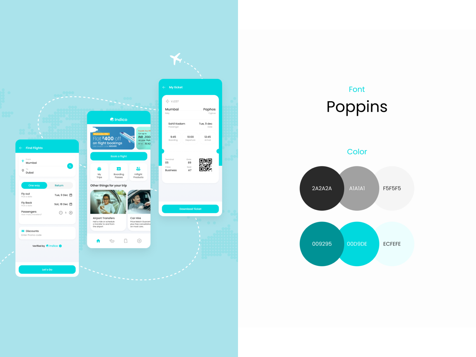 Flight booking app by Amol Pawar on Dribbble