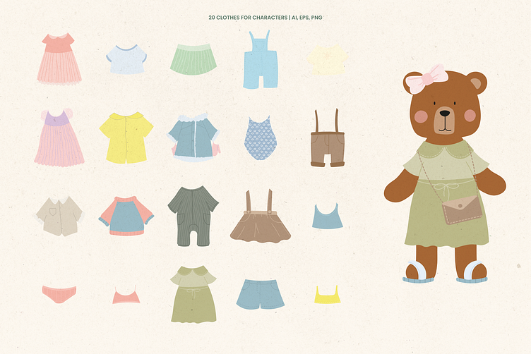 Animal Characters Creator Kit by Promo Graphics on Dribbble