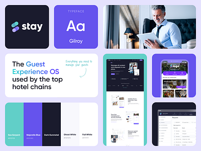 Visual identity - Stay by Cristian Luchian on Dribbble