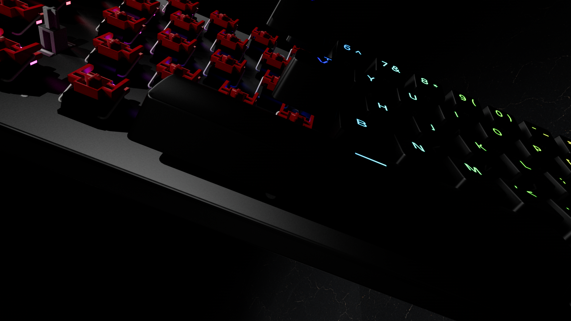 Razer Huntsman Keyboard product animation by Maks Mostytskyi on Dribbble