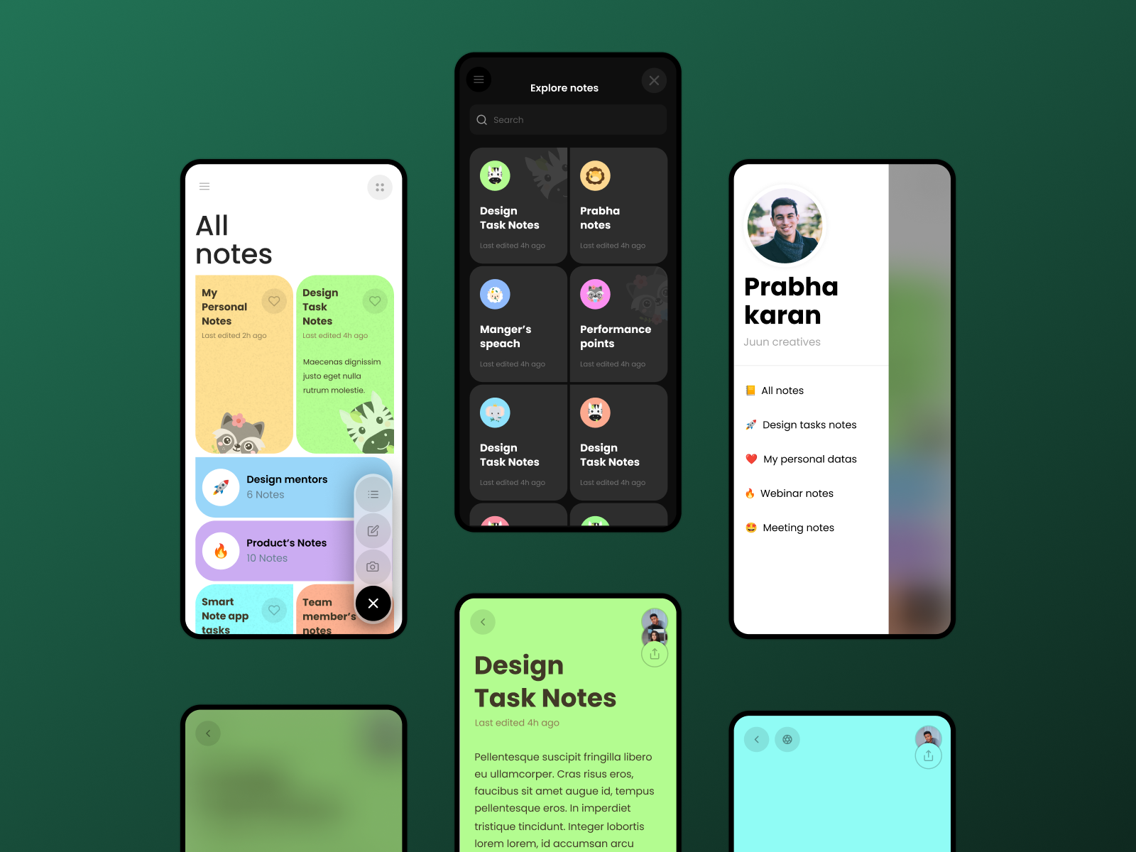 Simple Notes Mobile App by Prabha Karan on Dribbble