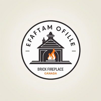 FIREPLACE LOGO by MOBINA EBRAHIMI on Dribbble