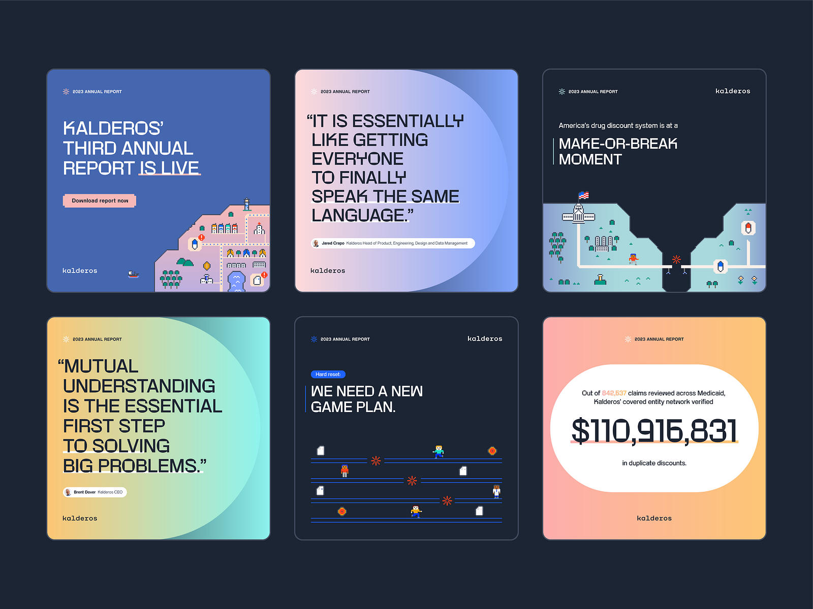Kalderos 2023 Annual Report social campaign by Mark Nizinski for ...