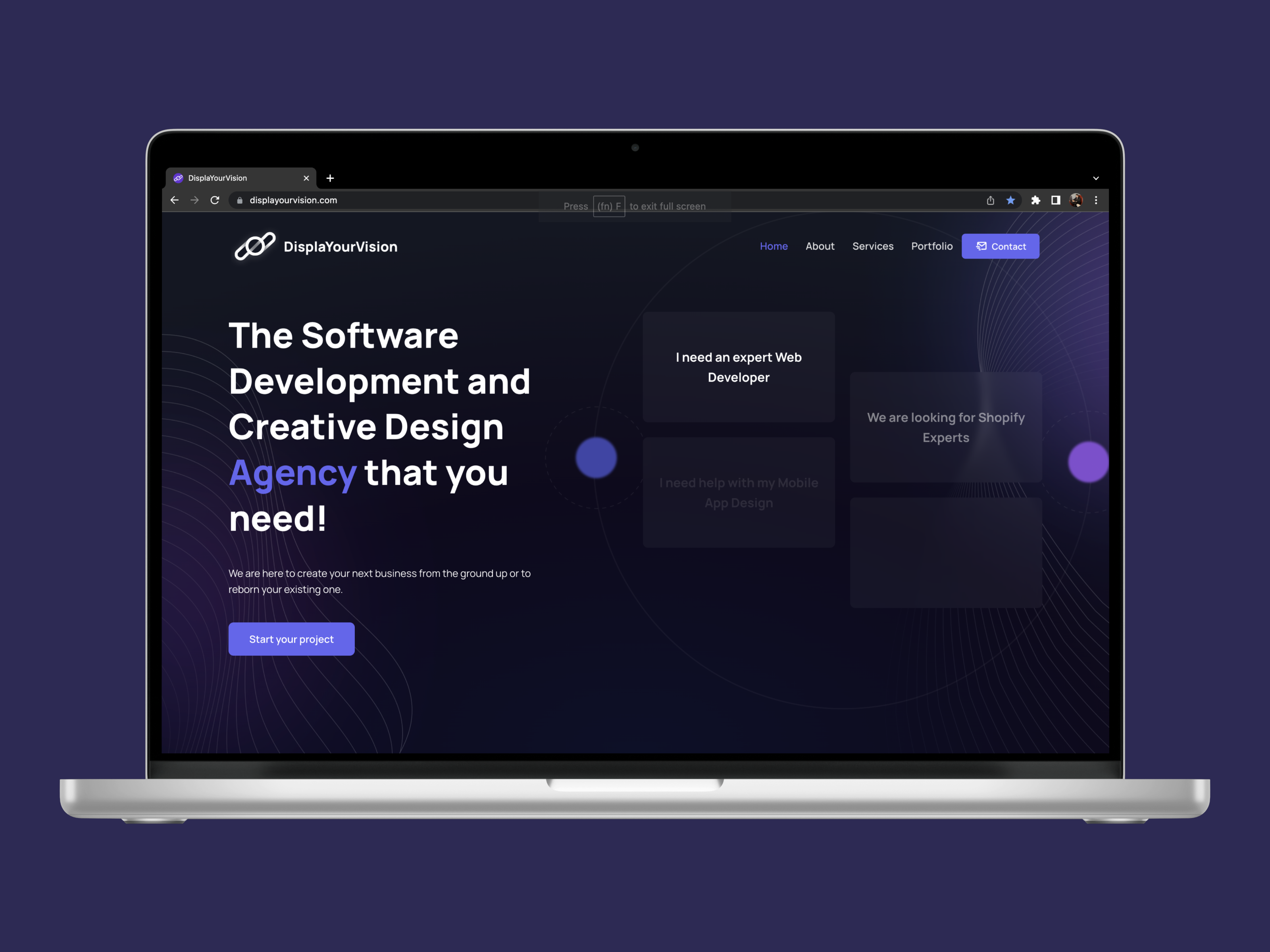 DisplaYourVision (Software Development and Design Agency)💻🧑‍💻 by Danciu David on Dribbble