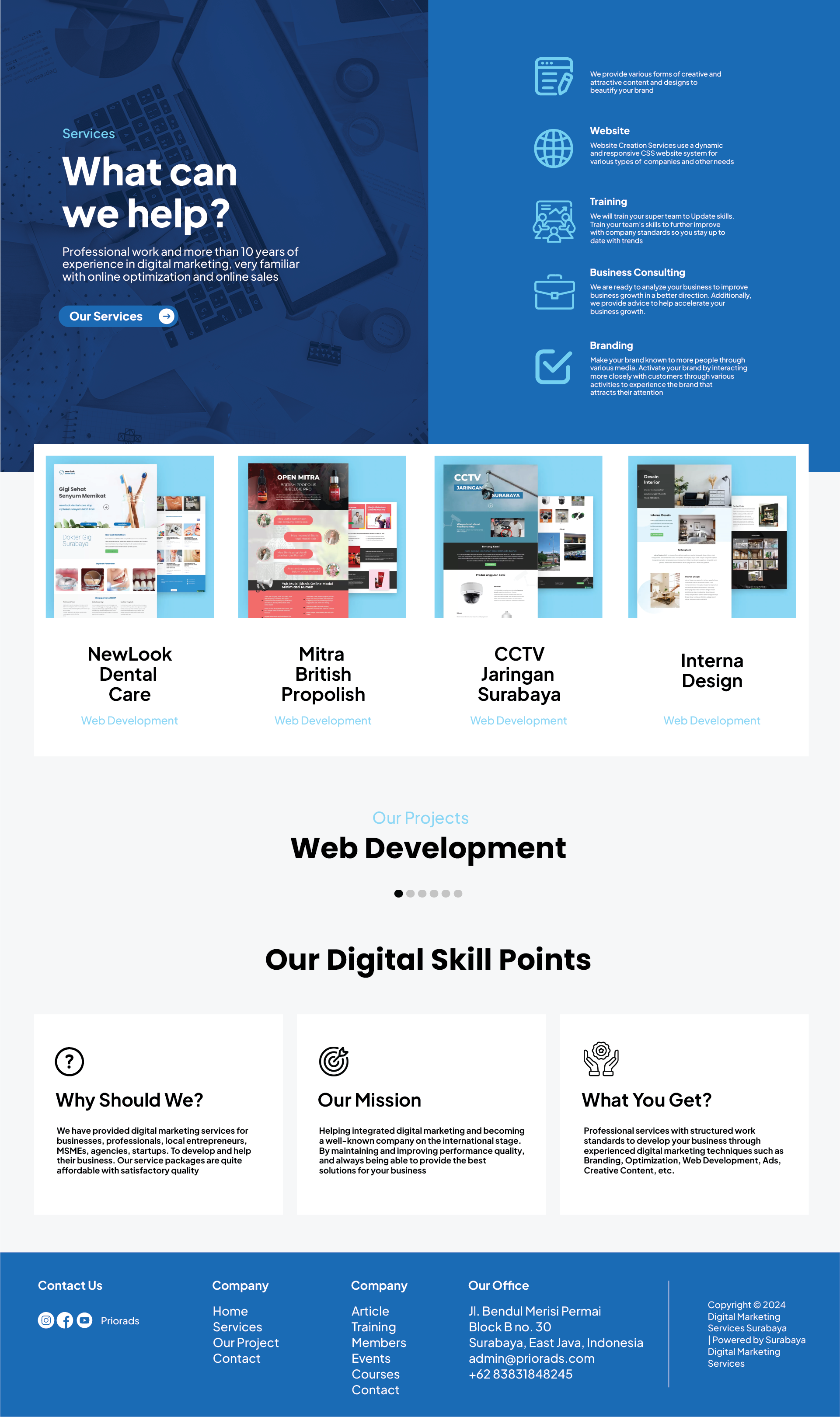 Website Design & Management by Priorads on Dribbble