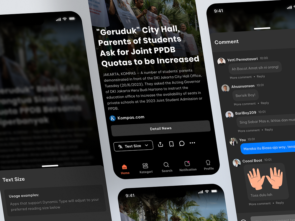 Browse thousands of News UI images for design inspiration | Dribbble