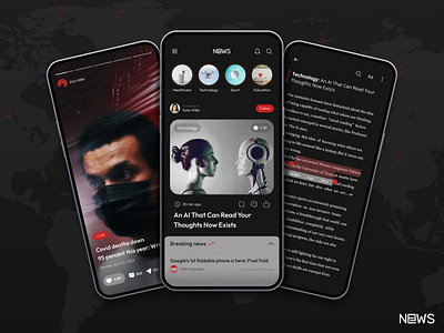 News Feed App Design by Kody Technolab on Dribbble