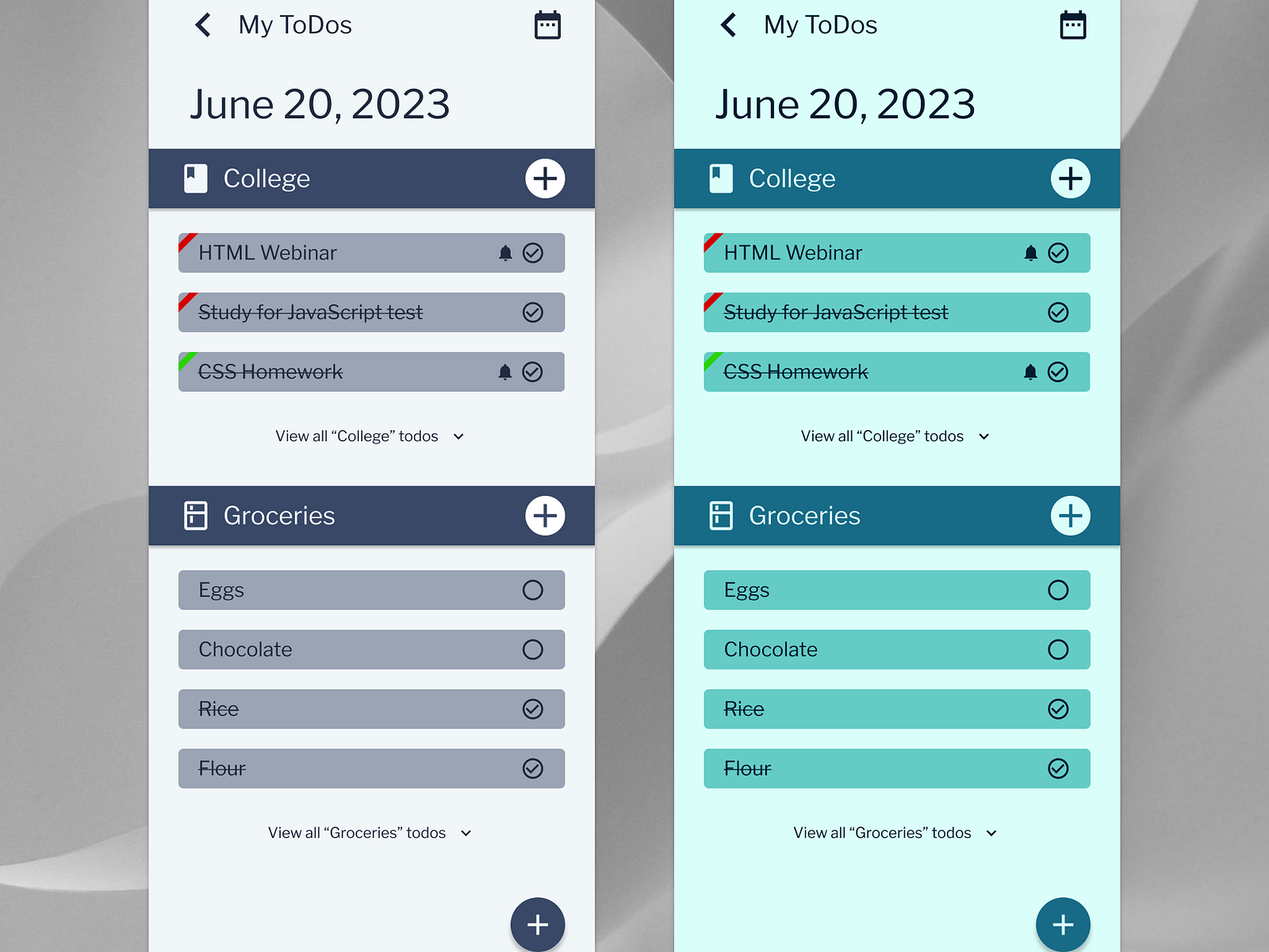 Daily UI 042 - ToDo List by jomadelema on Dribbble Daily UI 042 - ToDo List by jomadelema on Dribbble