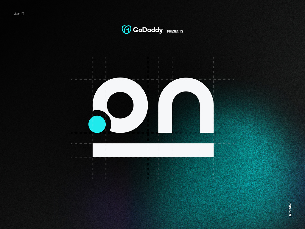 .Online logo to celebrate 10 years of GoDaddy by Pavithran N on Dribbble