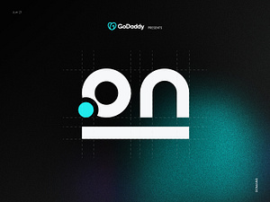 .Online logo to celebrate 10 years of GoDaddy by Pavithran N on Dribbble