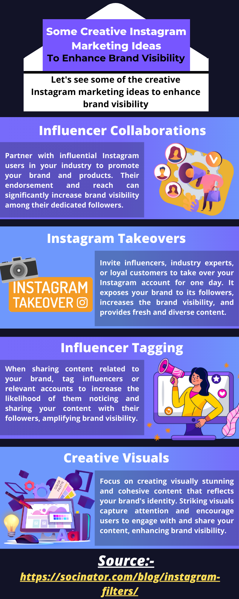 Creative Instagram Marketing Ideas by Rachel Rice on Dribbble