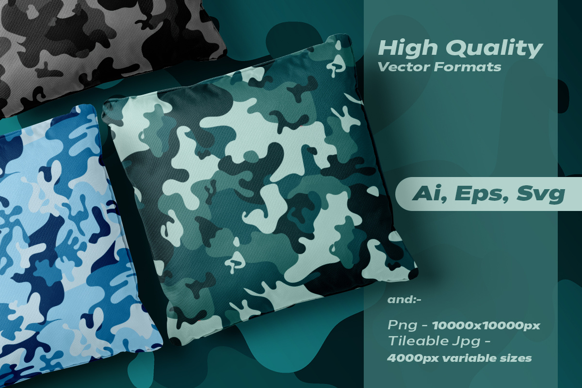 10 Seamless Camouflage Patterns (Vol 1) by AK Designs on Dribbble