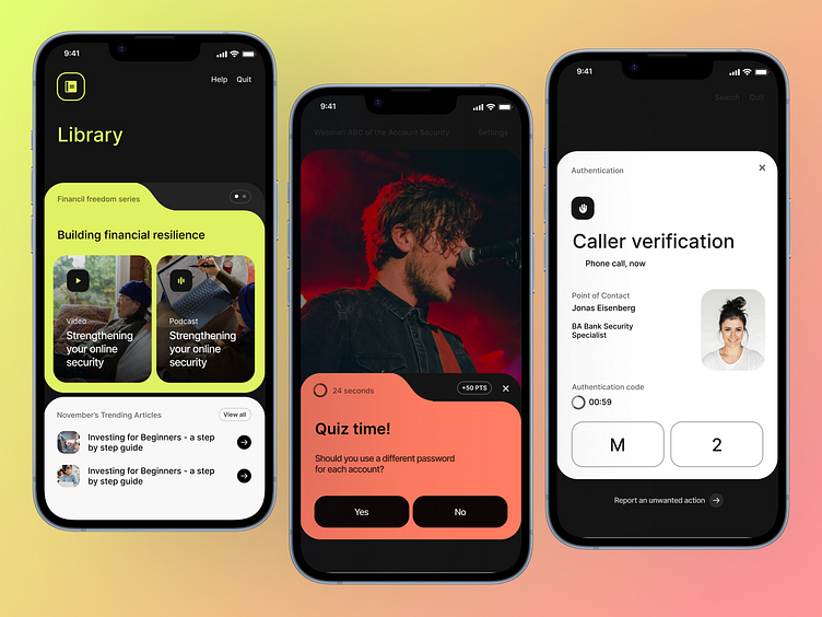 Security UI Variations by Yash Sharma on Dribbble
