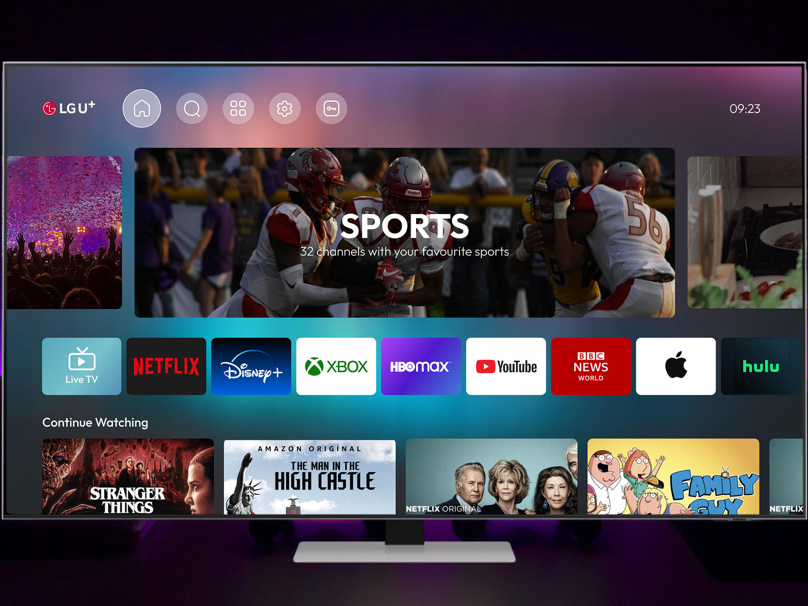 Smart TV - Interface by Cristina Gafitescu on Dribbble